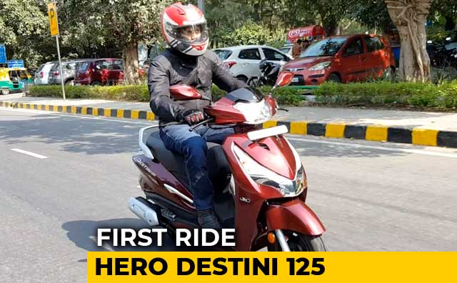 Hero Destini 125 First Ride Review
