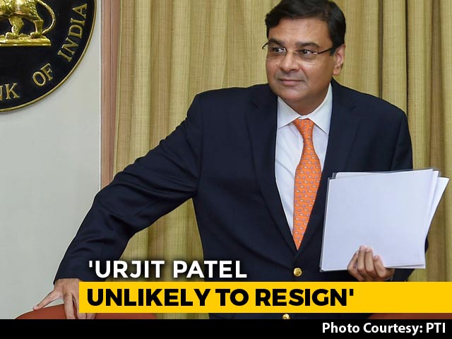 Centre-RBI Solution Before Meet, Urjit Patel Unlikely To Quit: Sources