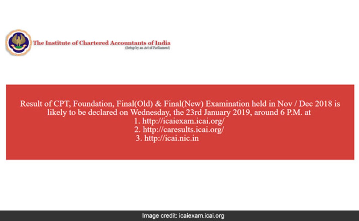 ICAI CA Result For November-December Exam Released; How To Check