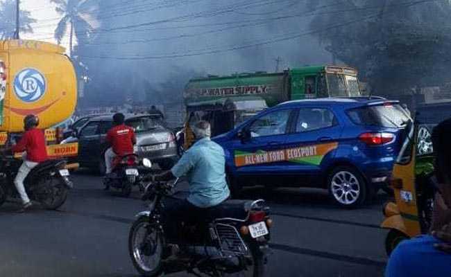 Massive Fire In Chennai Parking Lot, Hundreds Of Cars Burnt Down
