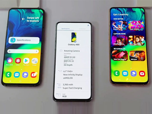 Samsung Galaxy A80 Phone Price, Specs, Comparison and Reviews (20th ...
