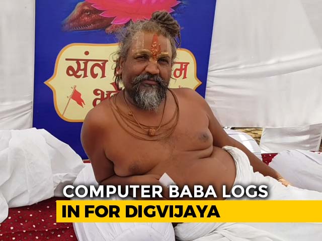 "Computer Baba" Runs Maha Yagna Algorithm For Digvijaya Singh's Success