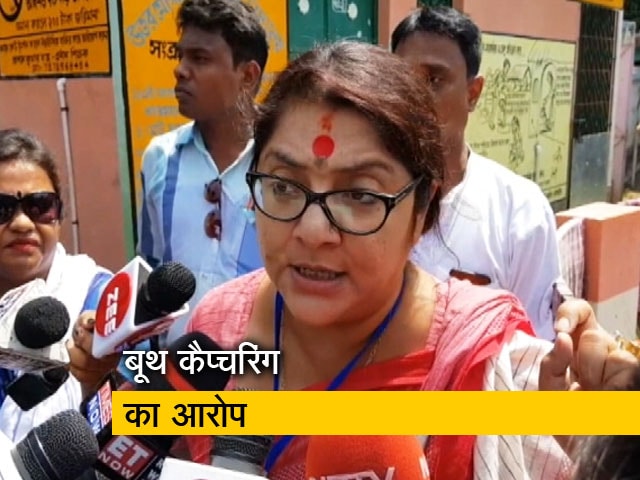 BJP Candidate Locket Chatterjee Booth Capturing In Bengal
