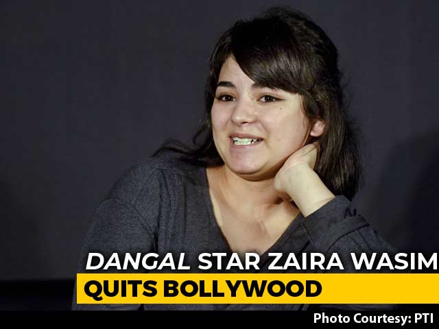 Dangal Actress Zaira Wasim Announces Disassociation From Films