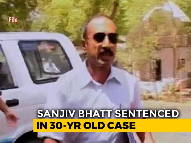 Ex-Gujarat Top Cop Sanjiv Bhatt Sentenced To Life In Custodial Death Case