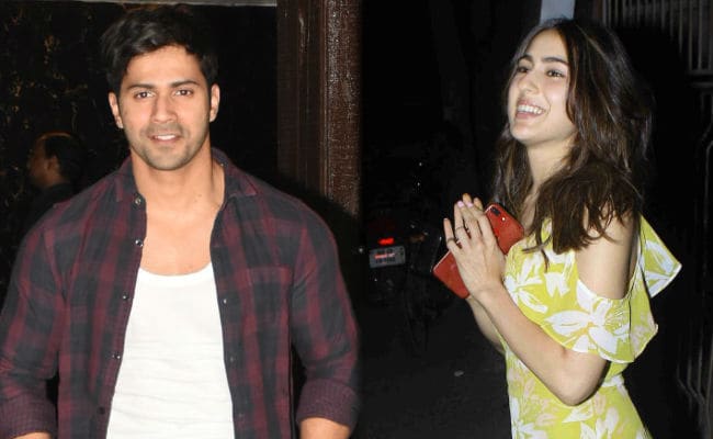 Varun Dhawan And Sara Ali