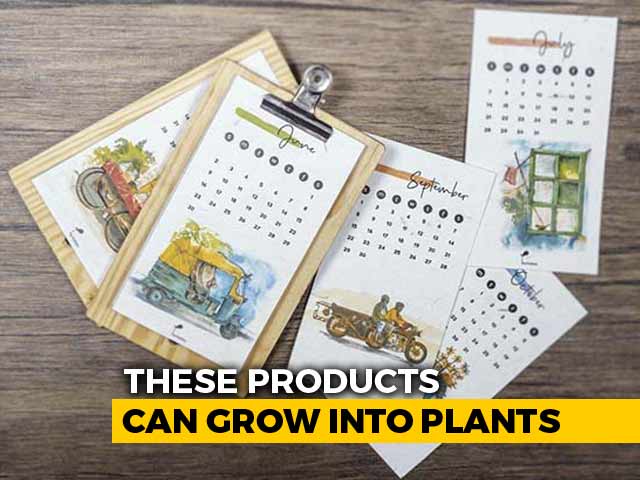 Don't Discard Calendars As This Duo From Agra Makes It Plantable