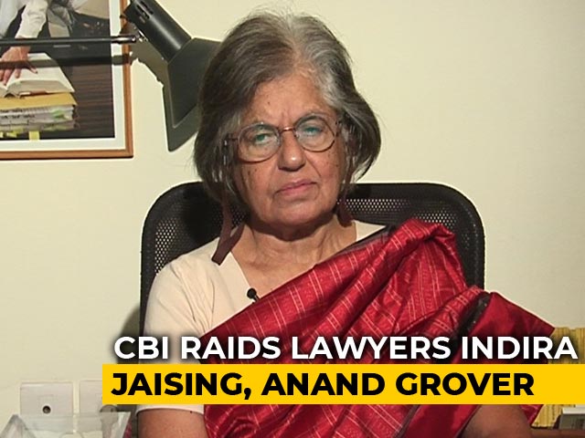 "Targeted For Rights Work," Says Lawyer Indira Jaising After CBI Raids