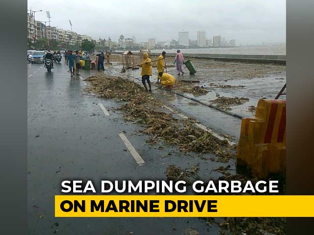 High Tide Heaps Trash Along Mumbai's Marine Drive, 15 Tonnes Cleared
