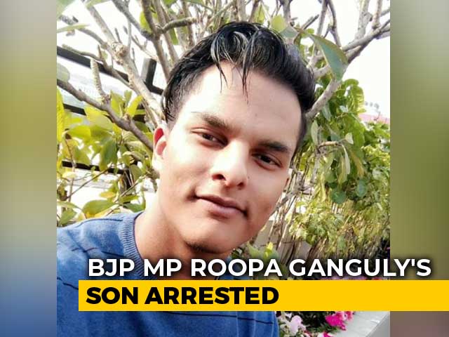Bjp Mp Roopa Gangulys Son 20 Arrested For Driving Dangerously