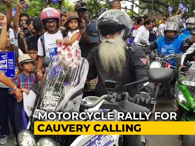 Sadhguru's Bike Rally For Awareness On Threat To River Cauvery