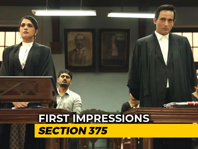First Impressions Of Section 375