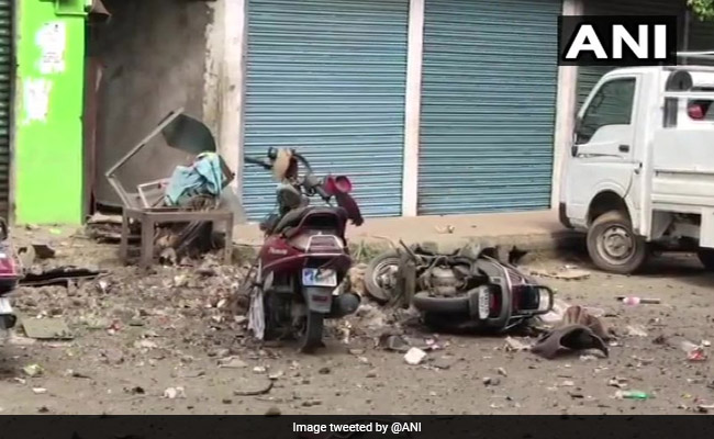 Ied Explosion 5 Cops, One Civilian Injured In IED Explosion In