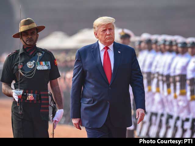 Ceremonial Welcome For Donald Trump At Rashtrapati Bhavan
