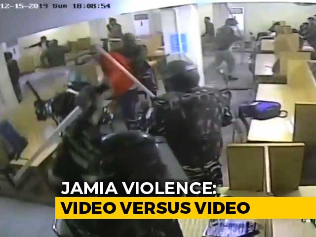 Video vs Video Over What Happened Inside Jamia Library On Day Of Violence