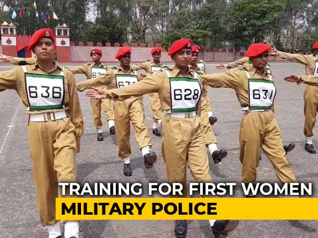 101 Young Women Recruits Being Trained By Army