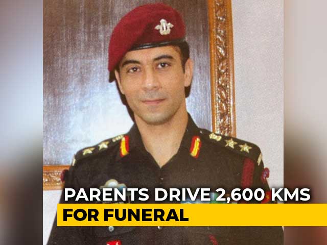 Outrage As Parents Forced To Drive 2,600 km For Army Officer's Funeral