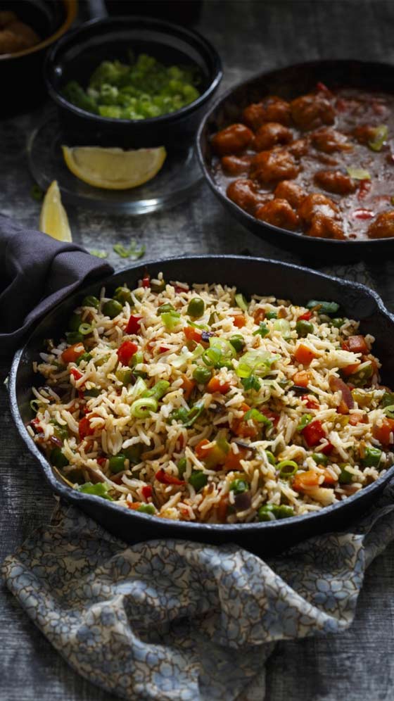 How To Make Fried Rice With Soya Chunks