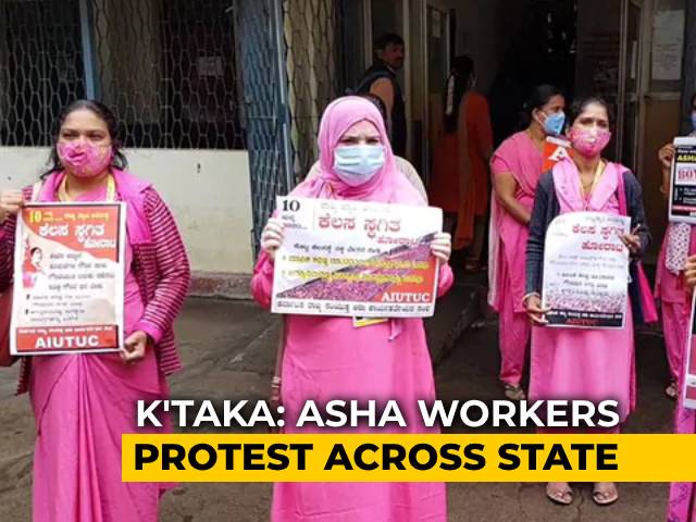 Karnataka ASHA Workers On Strike, Demand Fixed Pay, PPEs Amid Pandemic