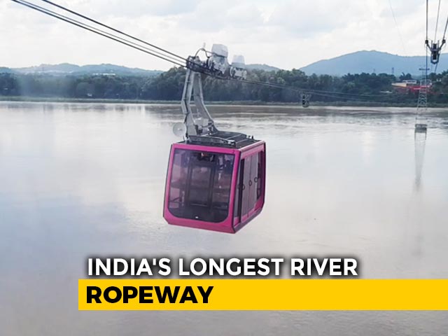 India's Longest River Ropeway Over Brahmaputra Opens In Guwahati