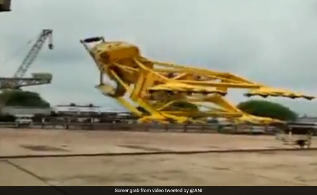 9 Killed After Massive Crane Collapses At Visakhapatnam Shipyard