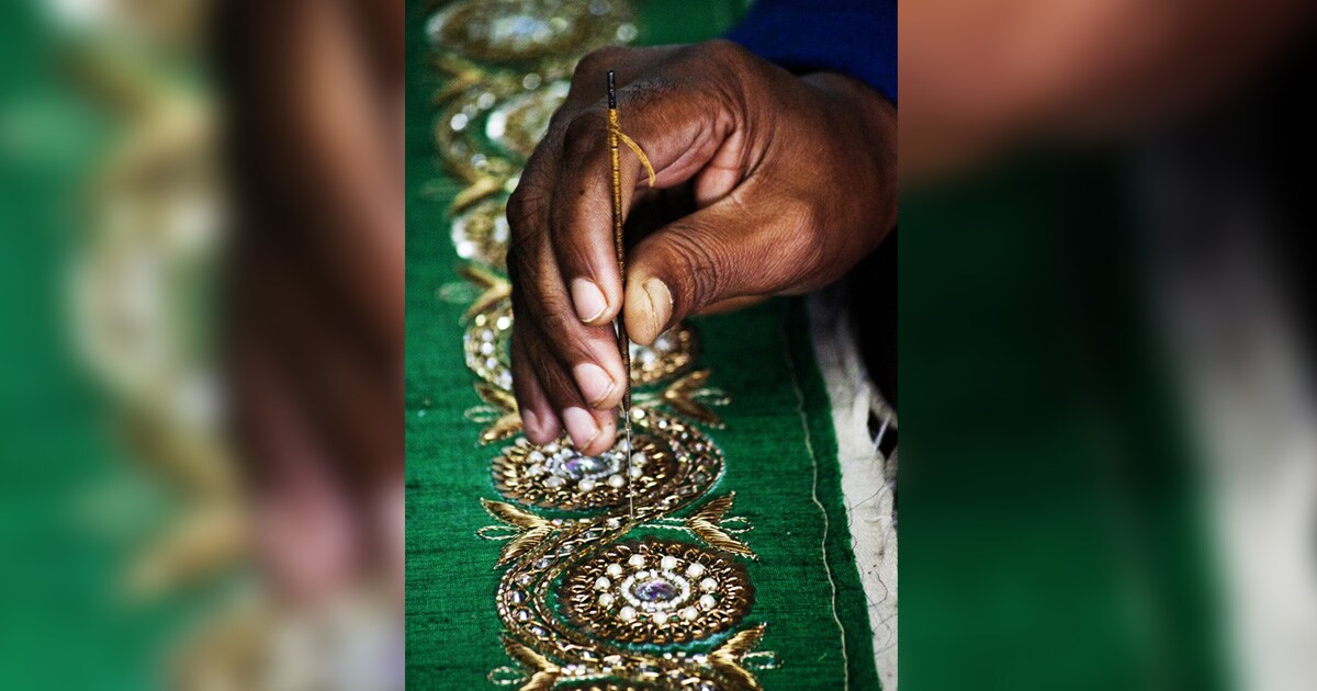 The Story Of Zardozi: Intricate Metallic Embroidery From The Mughal Era