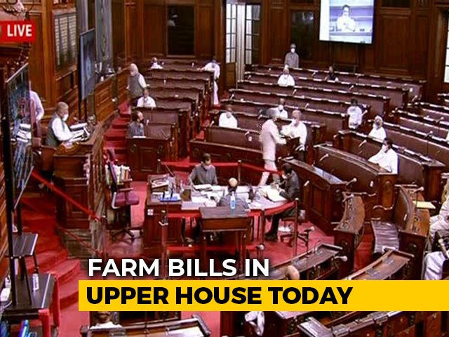 Amid Protests Big Test For Farm Bills In Rajya Sabha Today