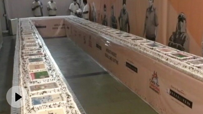 PM Narendra Modi Birthday Today Cake Ceremony In Surat Gujarat