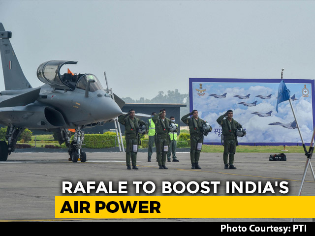 5 Rafale Jets Join Indian Air Force's "Golden Arrows" Squadron