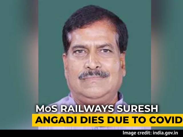Union Minister Suresh Angadi Dies Of Covid. PM, President Express Grief