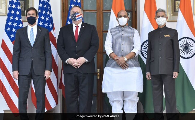 2+2 Dialogue: India, US Sign Landmark Defence Pact Basic Exchange And ...