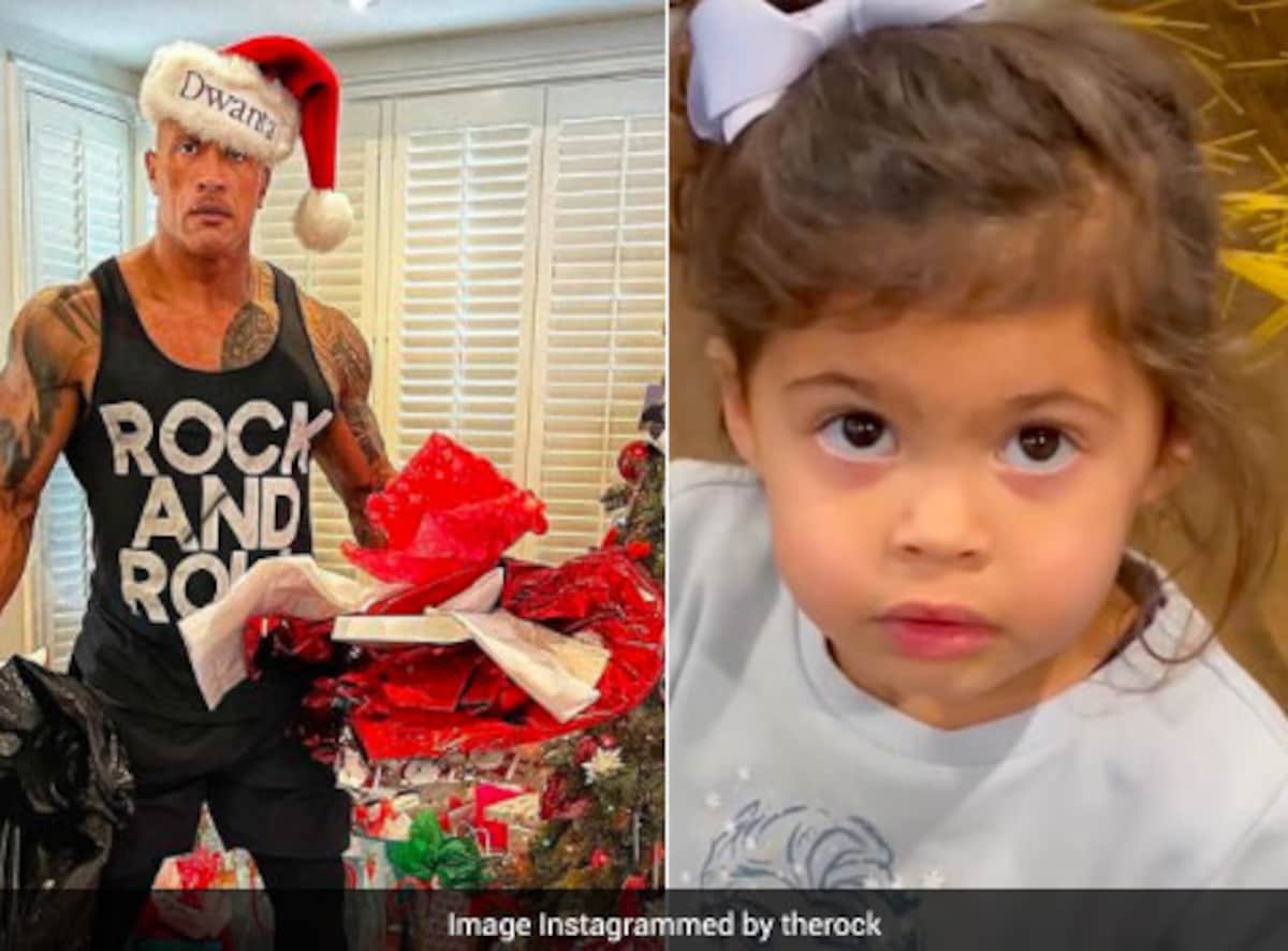 dwayne johnson child photos