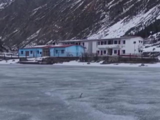 Uttarakhand's Badrinath Covered In Sheet Of Snow