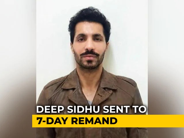 7-Day Police Custody For Actor-Activist Deep Sidhu Over R-Day Violence