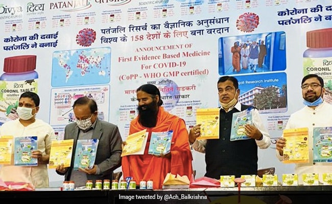 Baba Ramdev Promoted Patanjali Clarifies On Coronil Certification, WHO ...
