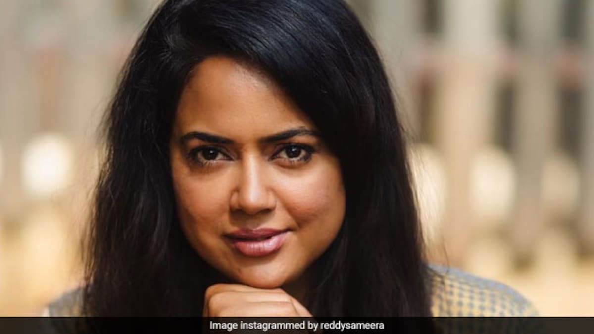 Sameera Reddy Gets Baking For Her Mothers Birthday; The Cake Looks ...