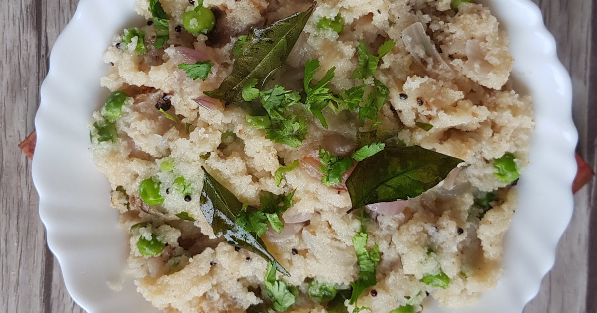 Matar Upma Recipe For Healthy Breakfast