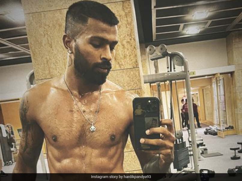 Hardik Pandya Has "Work Mode On" In This Post-Workout Pic | Cricket News