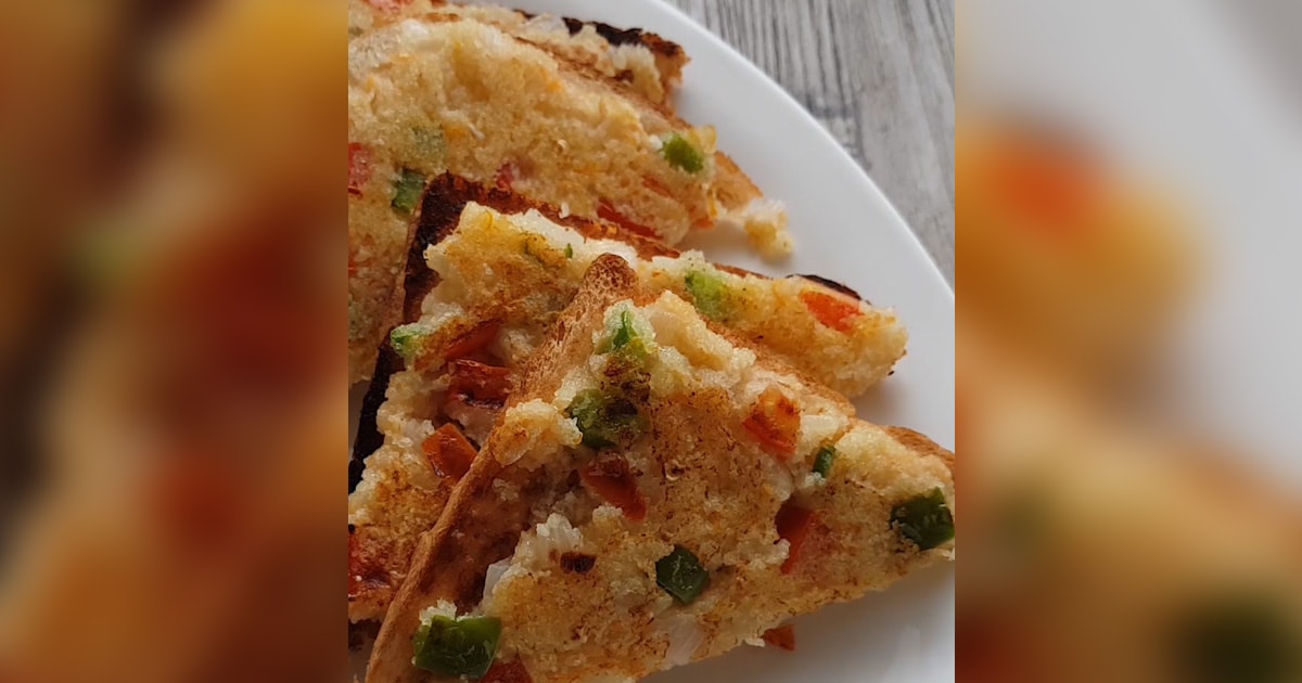 Instant Sooji Toast Recipe