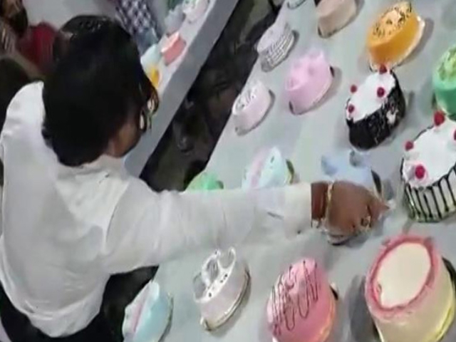 Watch: Mumbai Man Cuts 550 Cakes To Celebrate Birthday In Viral Video
