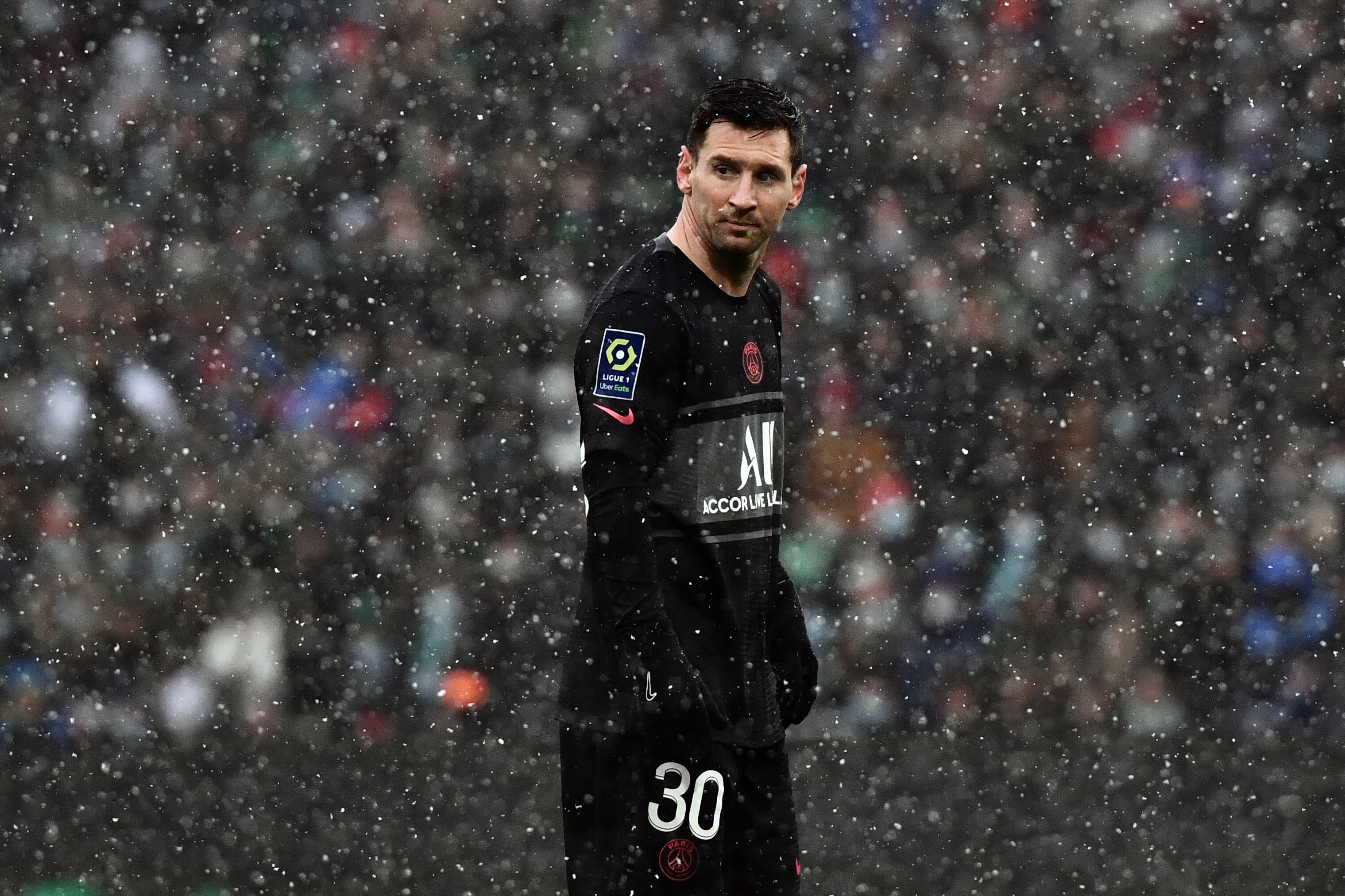 Messi Celebration In The Rain