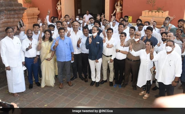 Goa Assembly Elections: Goa Congress Candidates Take Pledge Of "Loyalty ...