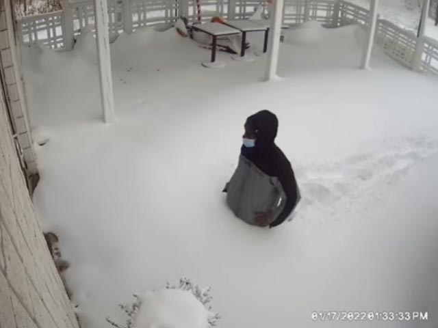 Man Braves Blizzard For Food - A Heartbreak And Then A Happy Ending