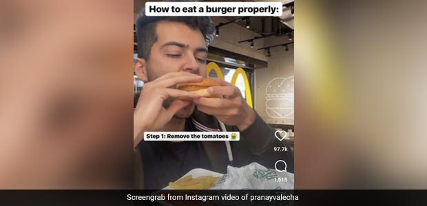 Burger Eating Video | Know All About Burger Eating Video at NDTV Food