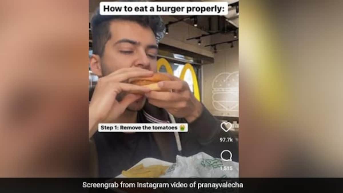 Instagram Video Suggests The Right Way To Eat Burgers, Do You Agree ...