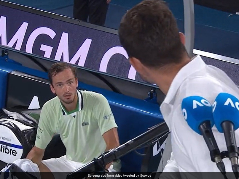 Australian Open: Daniil Medvedev Asks Chair Umpire "Are You Stupid" In ...