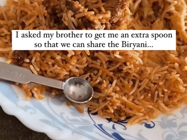 When You Love Biryani > Your Own Sister