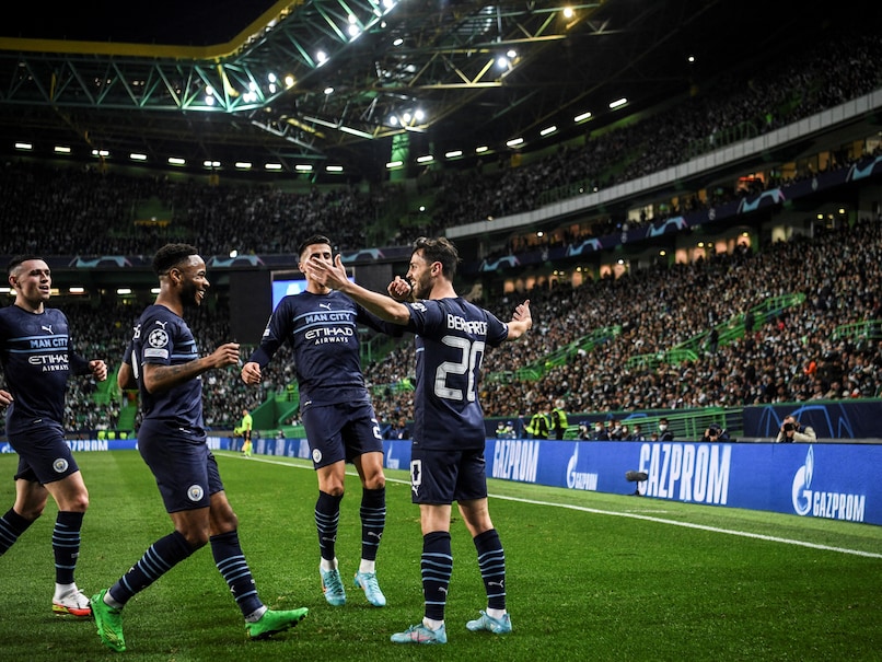 Manchester City On Brink Of Champions League Quarters After Sporting ...