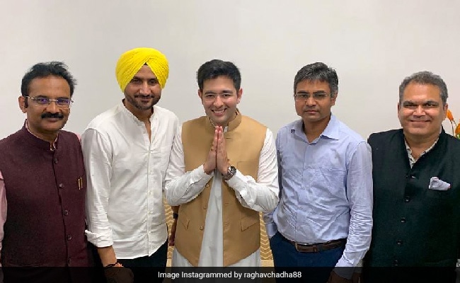 AAP Nominates Ex Cricketer Harbhajan Singh, Raghav Chadha, Ashok Kumar ...