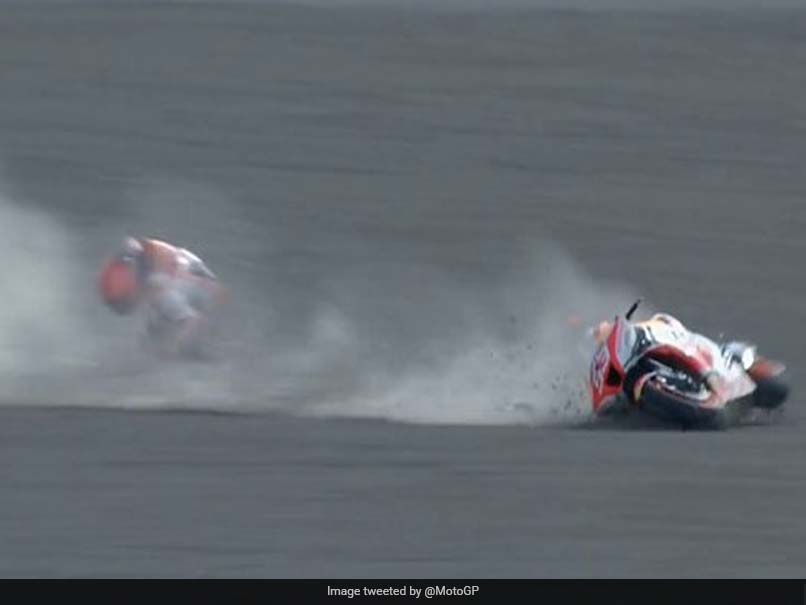 Marc Marquez Suffers Nasty Fall In Dramatic Indonesia MotoGP Practice ...